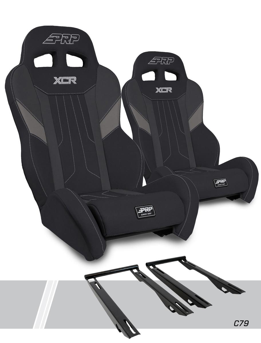 PRP XCR Suspension Seats Kit for Polaris RZR PRO XP, PRO R, Turbo R (P ...