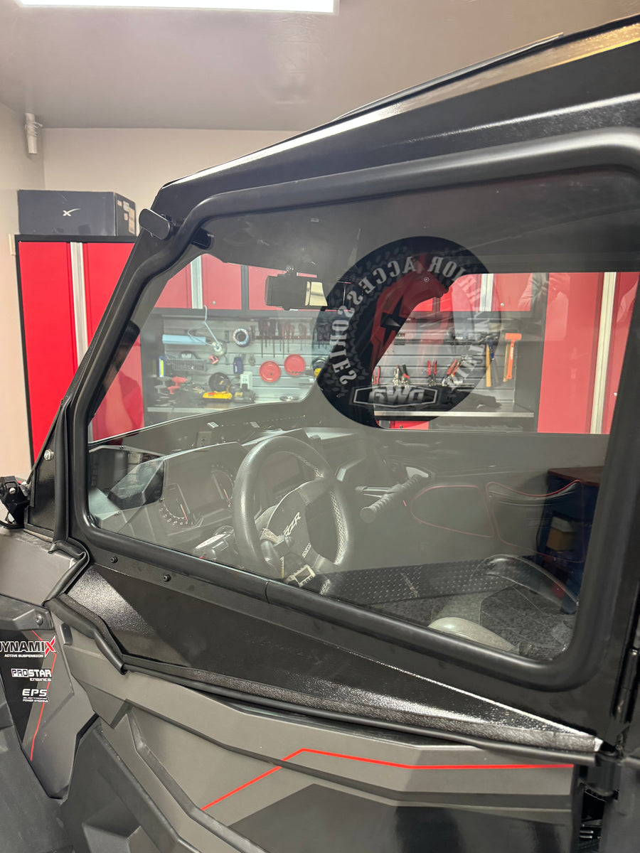 POLARIS RZR Turbo S 4-SEAT Cab Enclosure "THE VAULT" Upper Side Doors ...