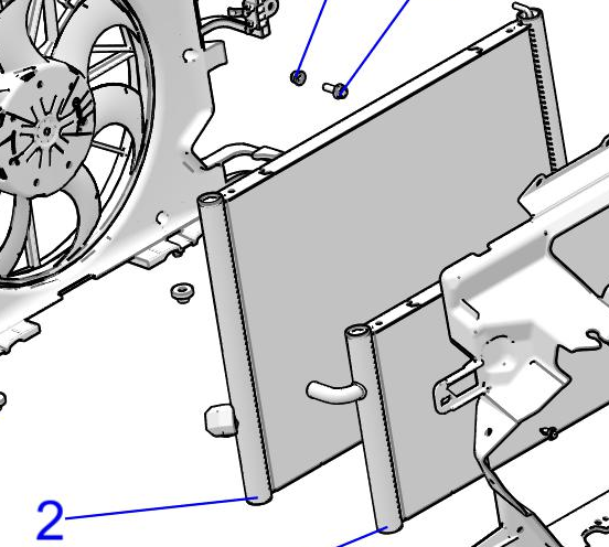 POLARIS OEM ASM-RADIATOR,CORE, Part 1241322 – RockPeak UTV