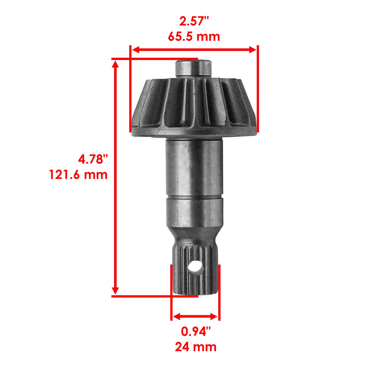 Caltric Front Differential Ring & Pinion For Polaris RZR RS1, RZR Turb ...