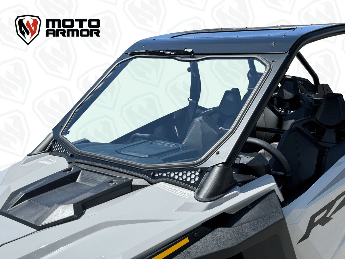 Moto Armor RZR PRO Max Visibility Full Glass Windshield – RockPeak UTV