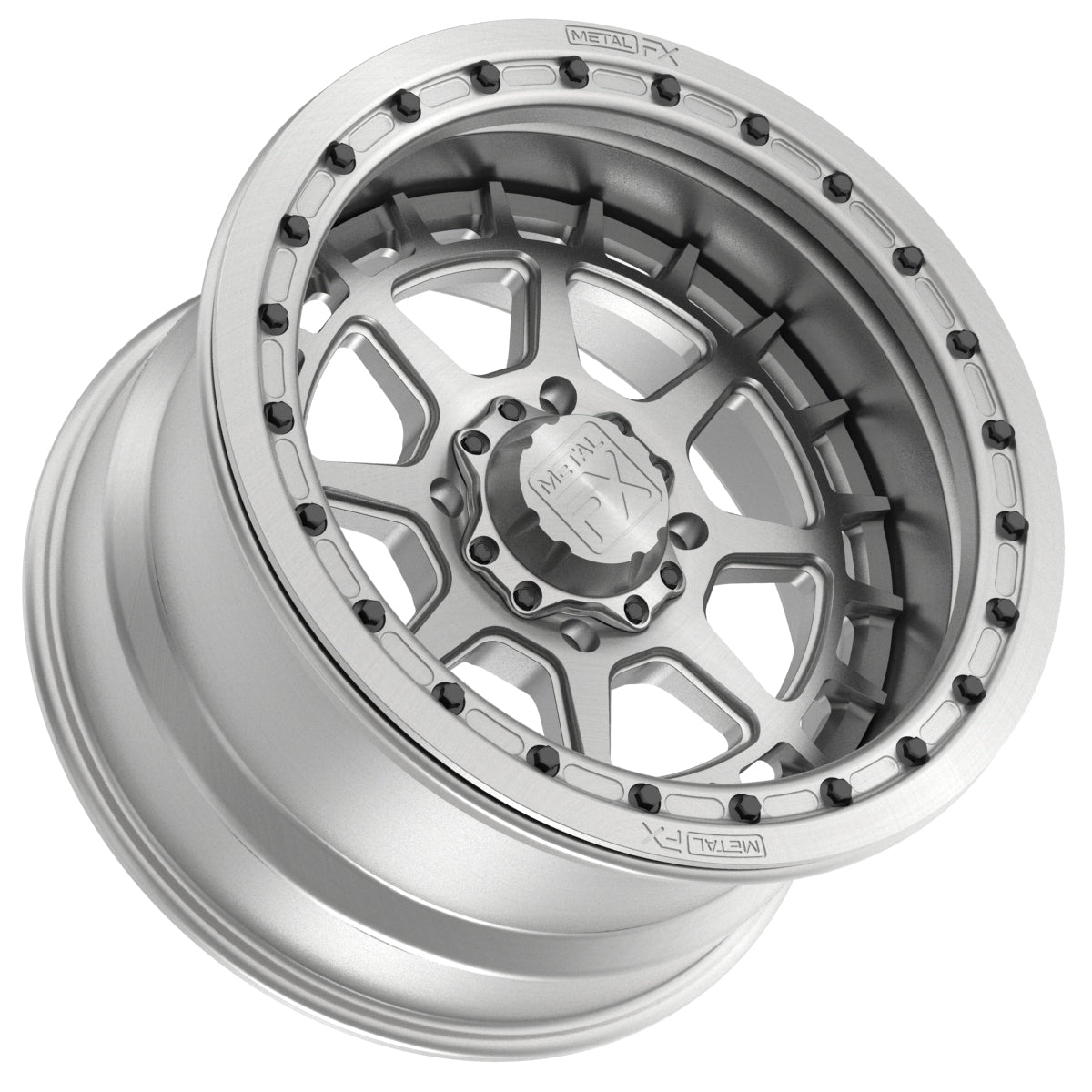 17" OUTLAW | FORGED 3-PIECE | BEADLOCK | RAW | Metal FX Offroad Wheels ...