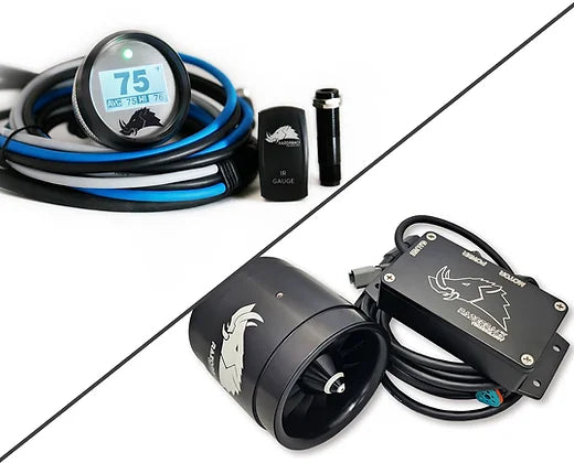 Razorback 3.2 Belt Temp & Cooling Fan Kit – RockPeak UTV